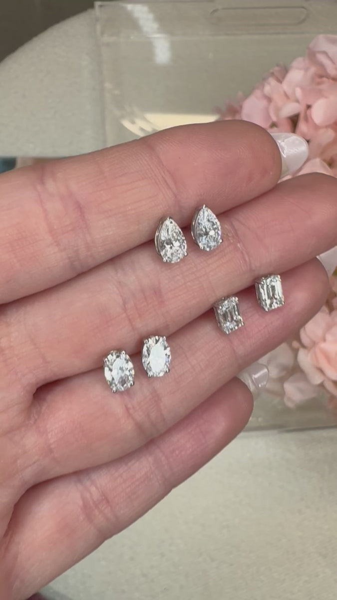 1 Carat Fancy Shape Studs – Molly Phillips J.